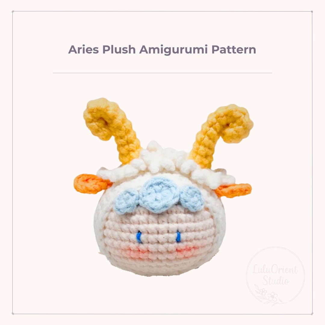 Aries Plush Crochet Pattern PDF | Horoscope Sheep Crochet Tutorial - Etsy