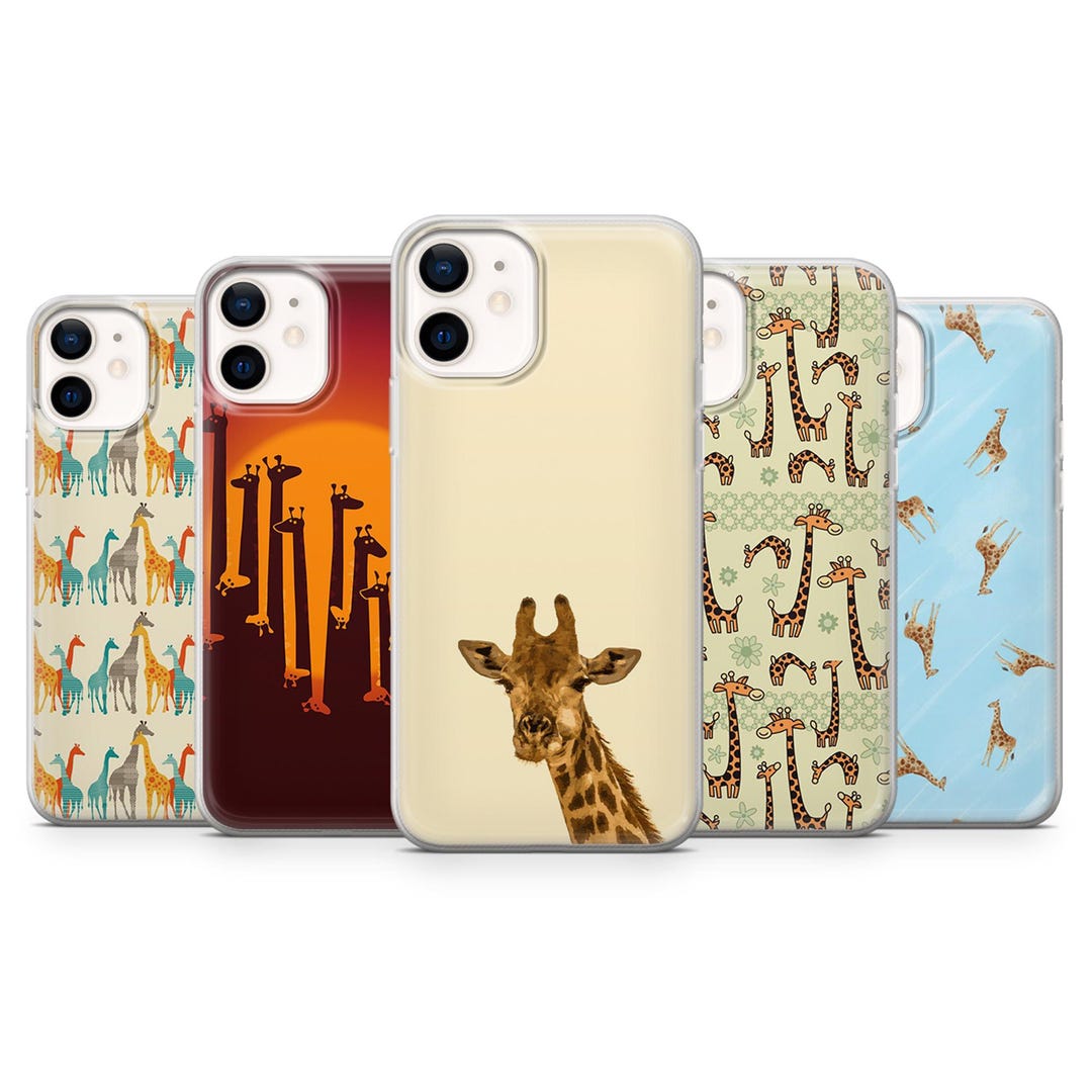 Giraffe Phone Case Safari Animal Wildlife Cover for iPhone 17, 16, 15 ...