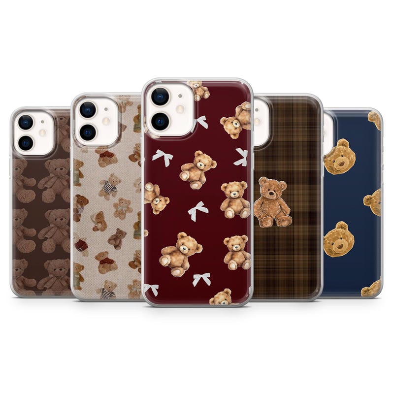 Teddy Bear Phone Case - Etsy