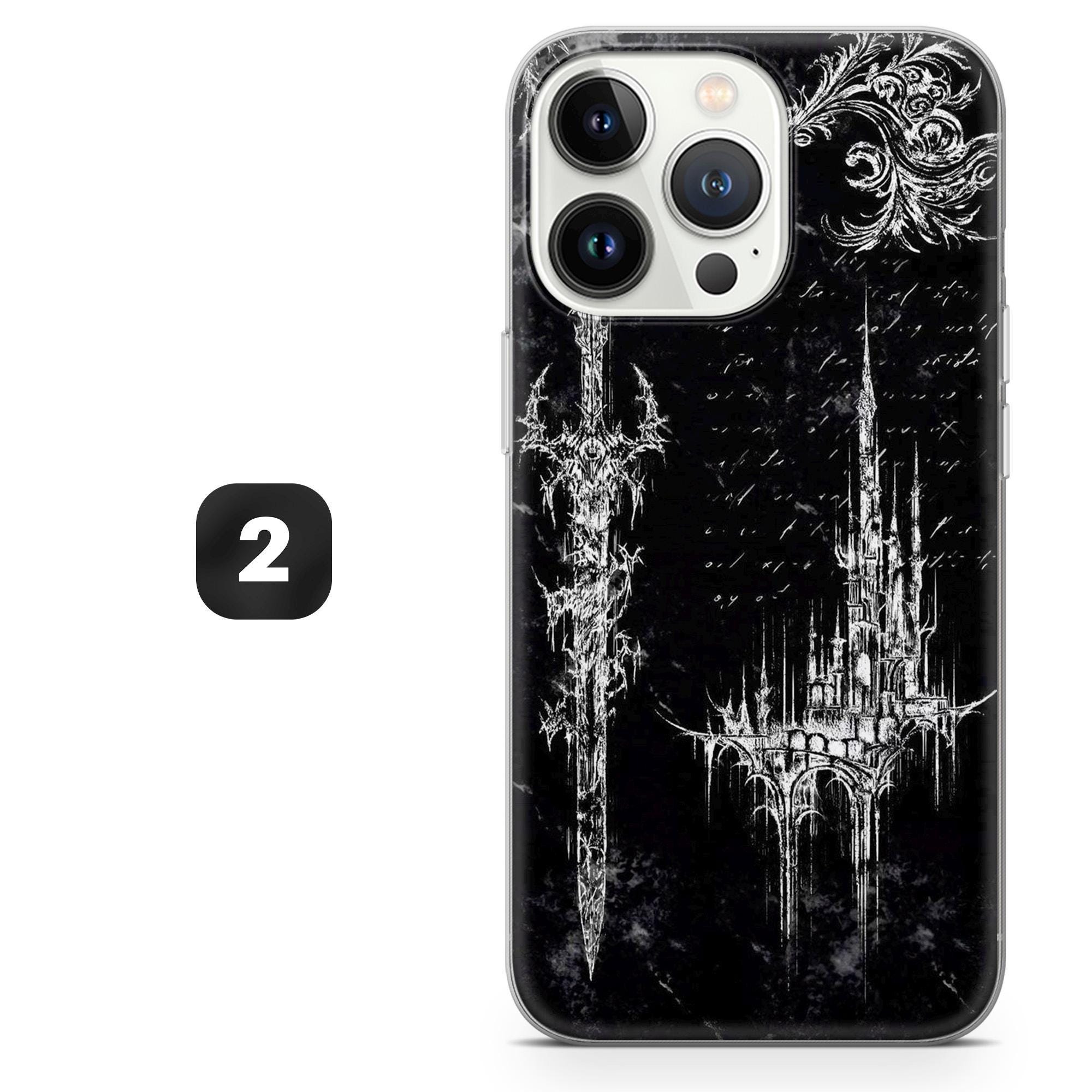 Gothic Phone Case Dark Grunge Angelic Cover for iPhone 17, 16, 15, 14 ...