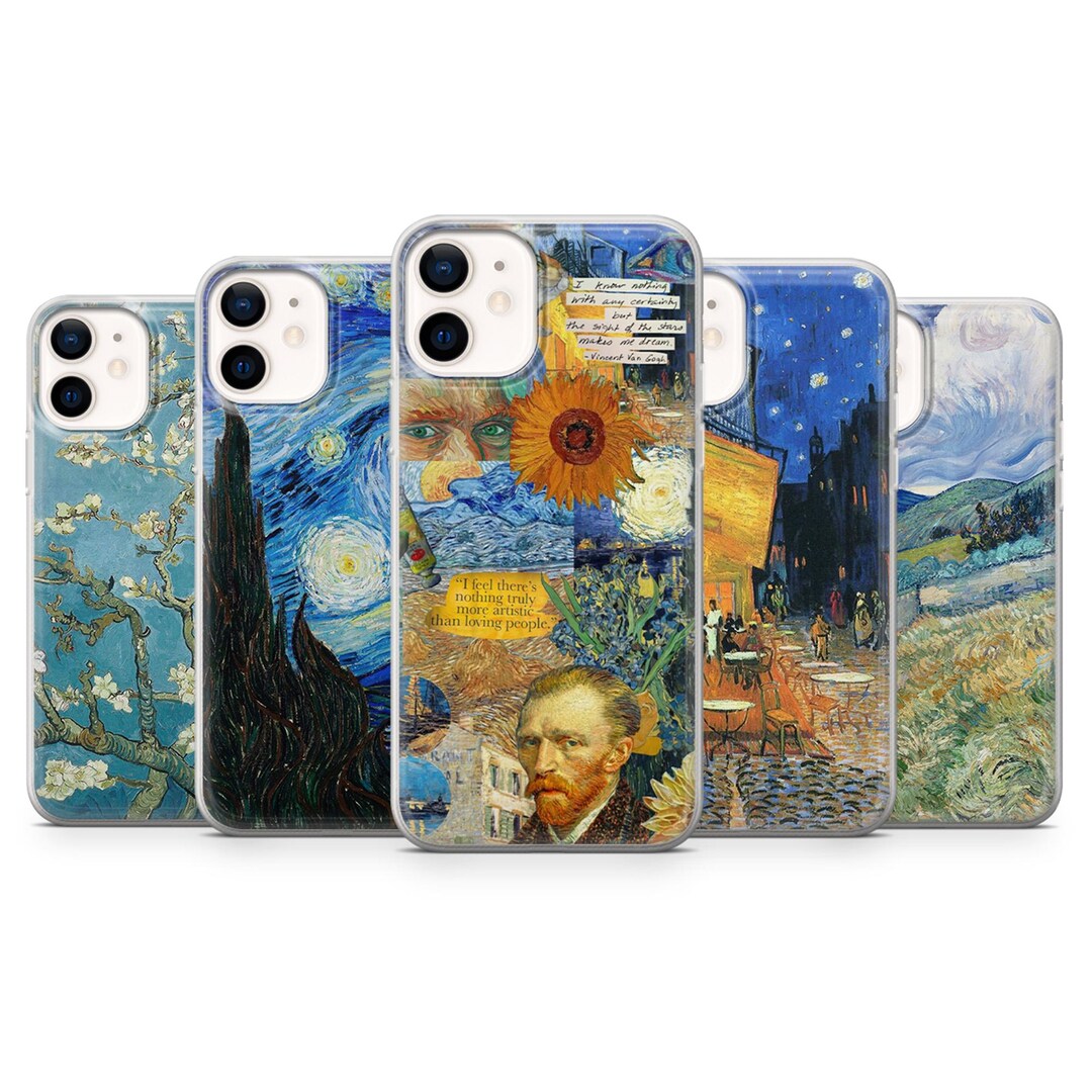 Van Gogh Phone Case Painting Art Classic Cover for iPhone 17, 16, 15 ...
