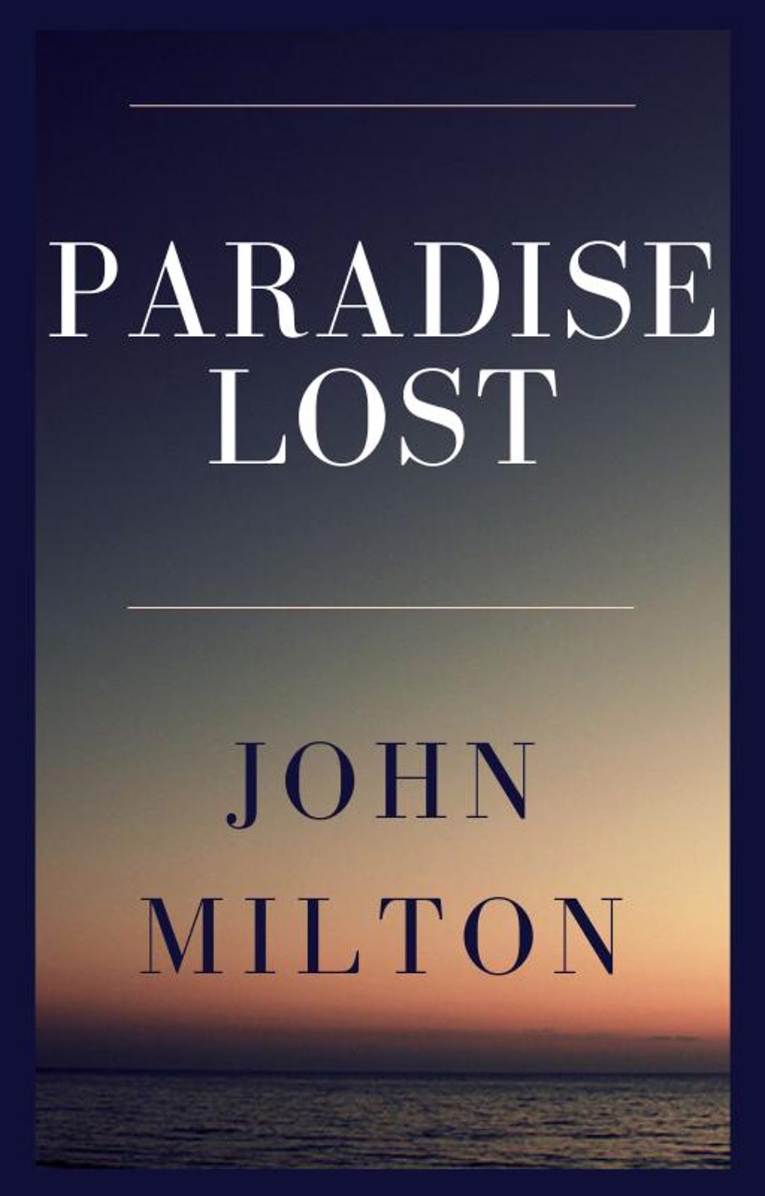 PARADISE LOST, John Milton, PDF Digital Ebook Download, Classic ...
