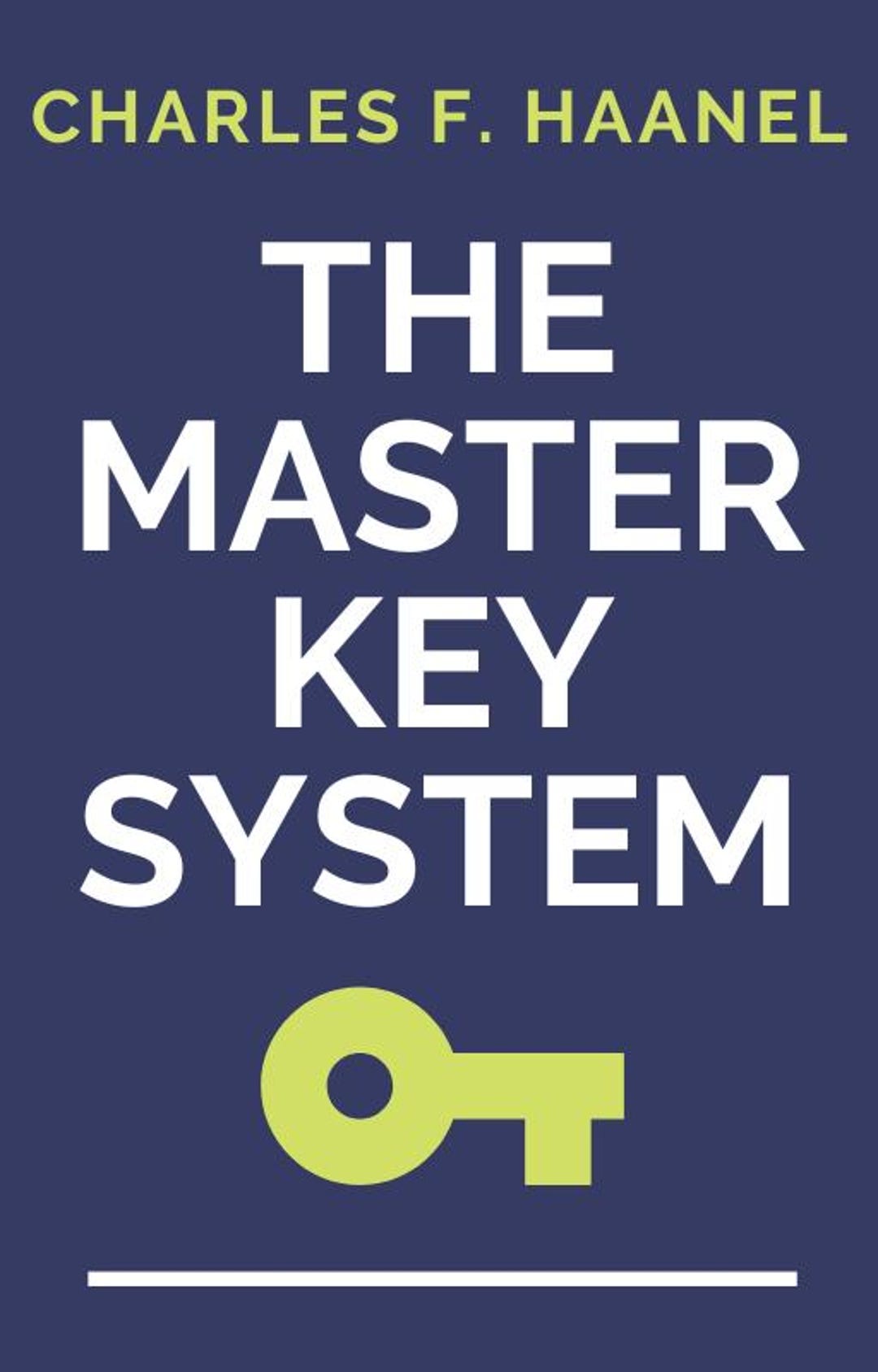 Large Print the Master Key System, CHARLES F. HAANEL, PDF Digital Ebook ...