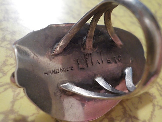 Size 6.75 Signed L. Platero Louise Platero Ramone Pla… - Gem