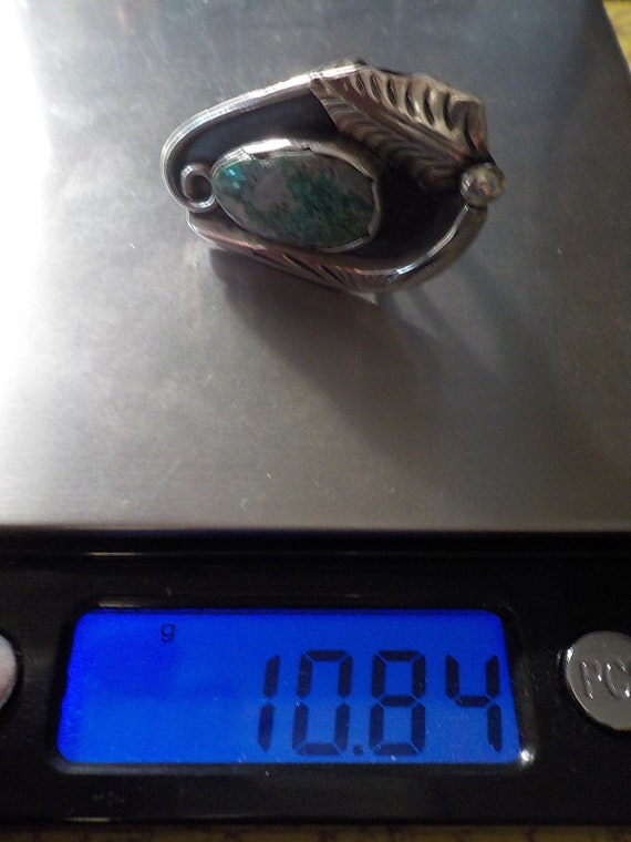 Size 6.75 Signed L. Platero Louise Platero Ramone Pla… - Gem