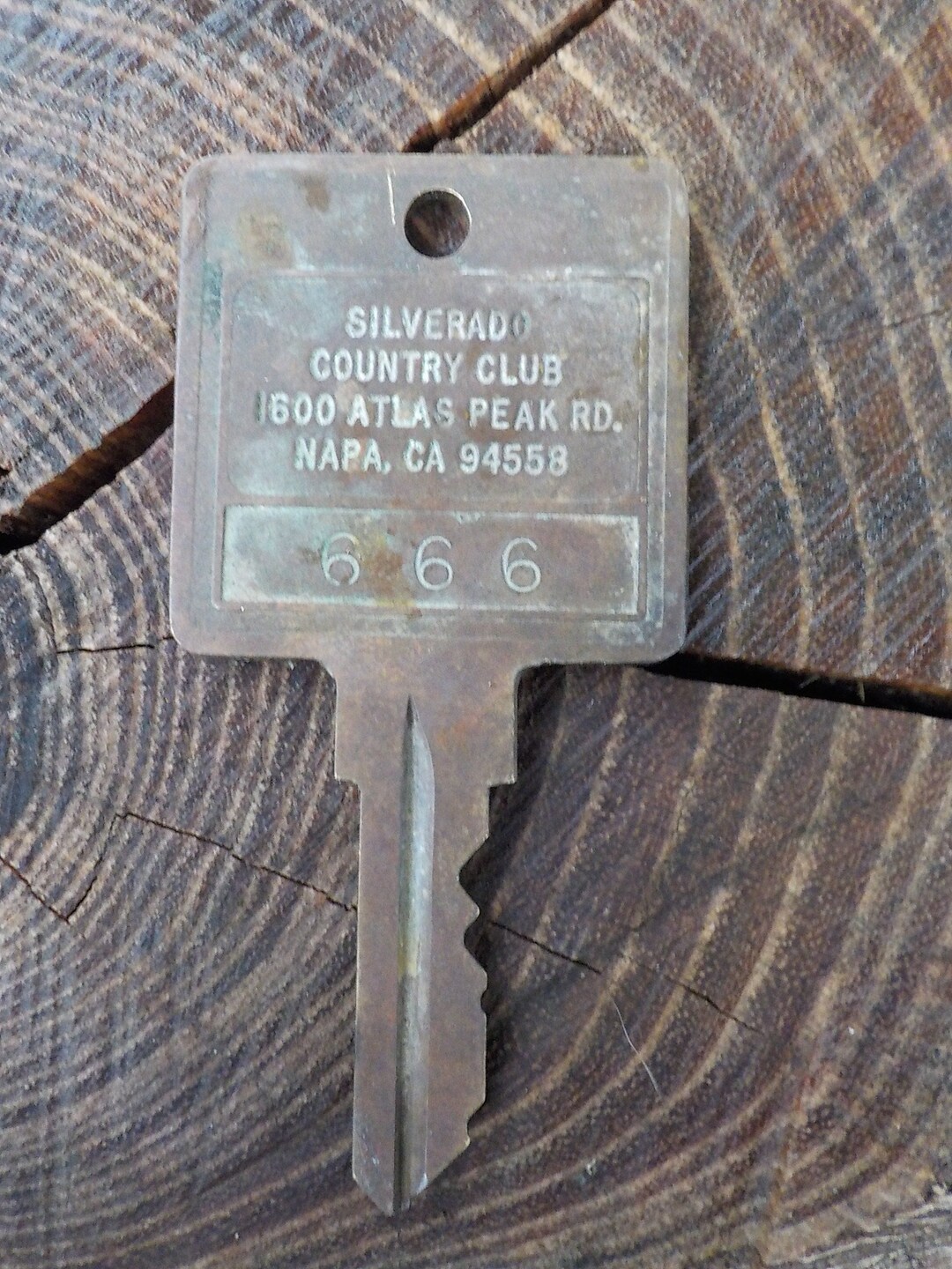 Room 666 Hotel Key Authentic Large Vintage Silverado Country Club Spa ...