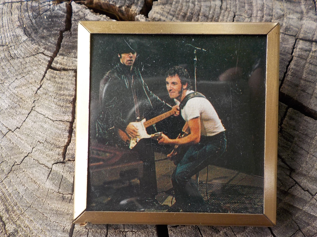 2" Vintage Bruce Springsteen Button Pin Nils Lofgren Pin Bruce ...