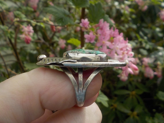 Size 6.75 Signed L. Platero Louise Platero Ramone Pla… - Gem