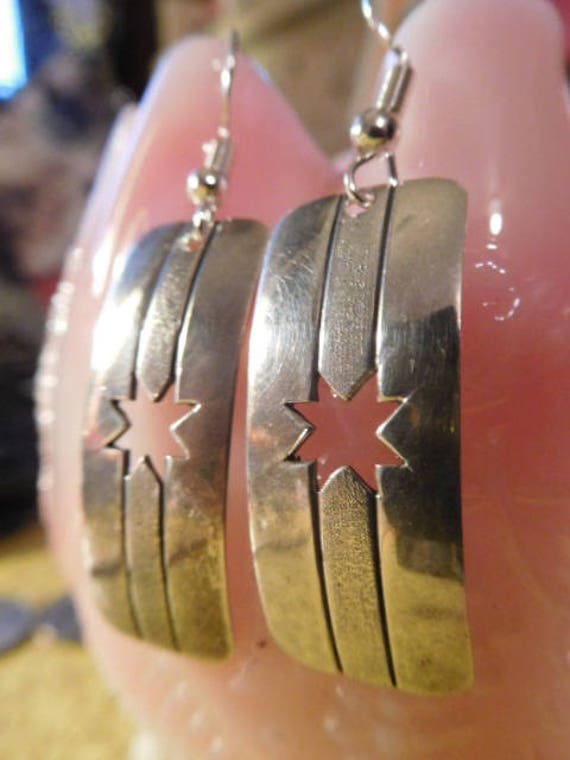 Beautiful Vintage Native American Star Hand Cut Sterling 925 | Etsy