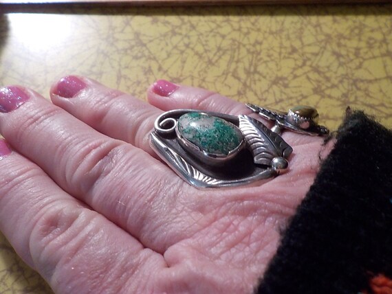 Size 6.75 Signed L. Platero Louise Platero Ramone Pla… - Gem