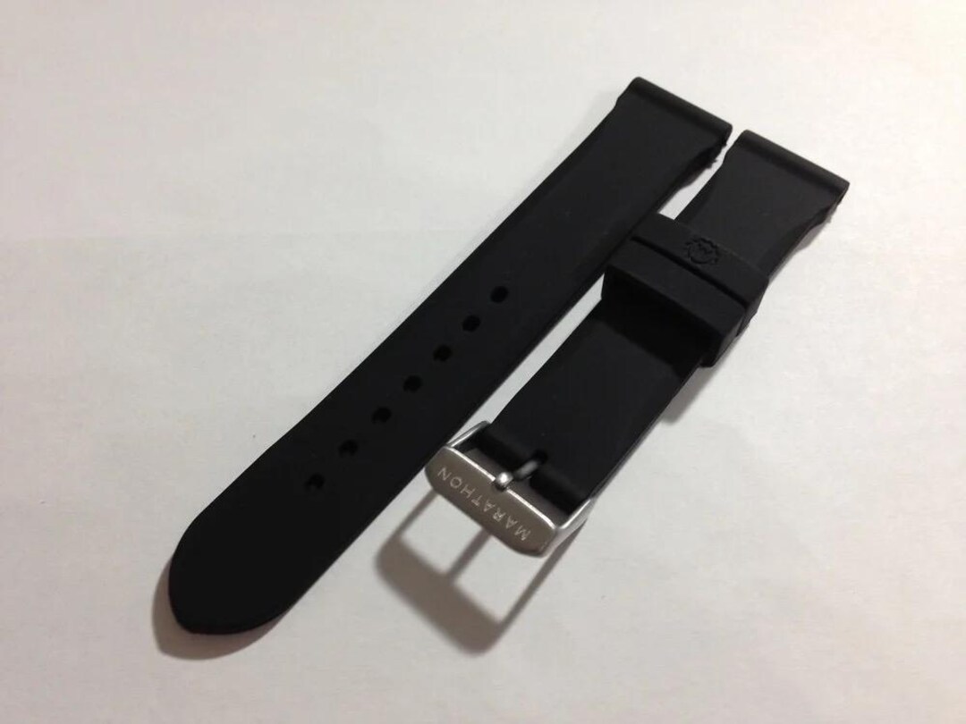 Marathon 20mm Rubber Dive Watch Strap,new,black,gsar,tsar,etc - Etsy
