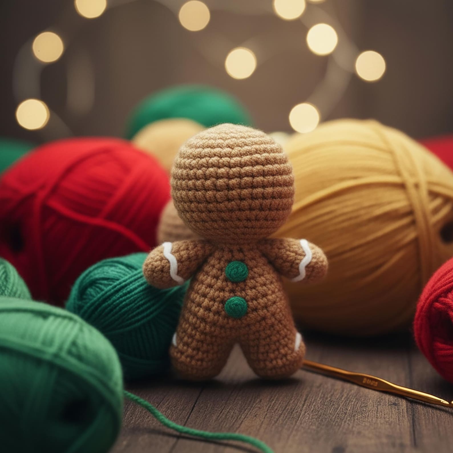 Gingerbread Doll Crochet Pattern: Amigurumi Christmas PDF (8-10 Cm) - Etsy