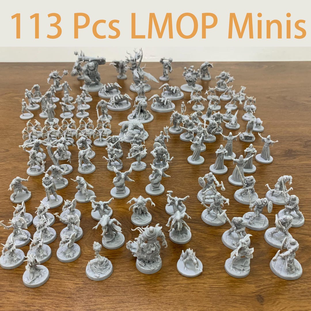 113 pezzi DND Lmop Minis Lost Mine of Phandelver Set di miniature da ...