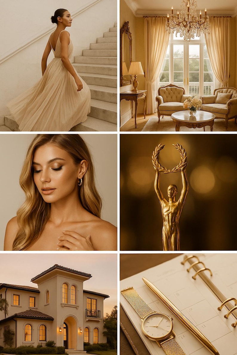 Printable & Editable 2026 Vision Board Template | Goal Setting ...