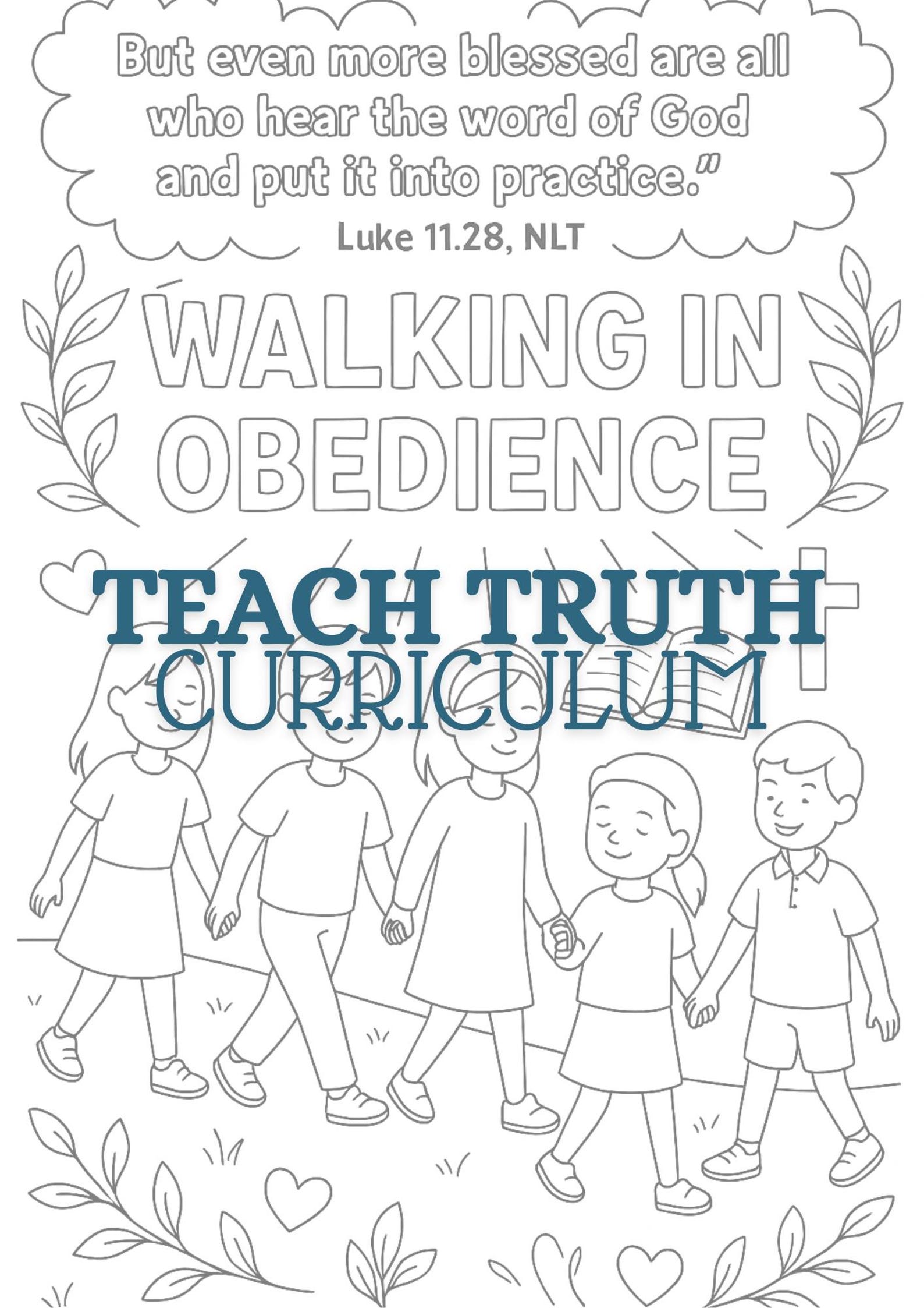 Bible Coloring Pages: Faith & Obedience Lessons (PNG Digital Download ...