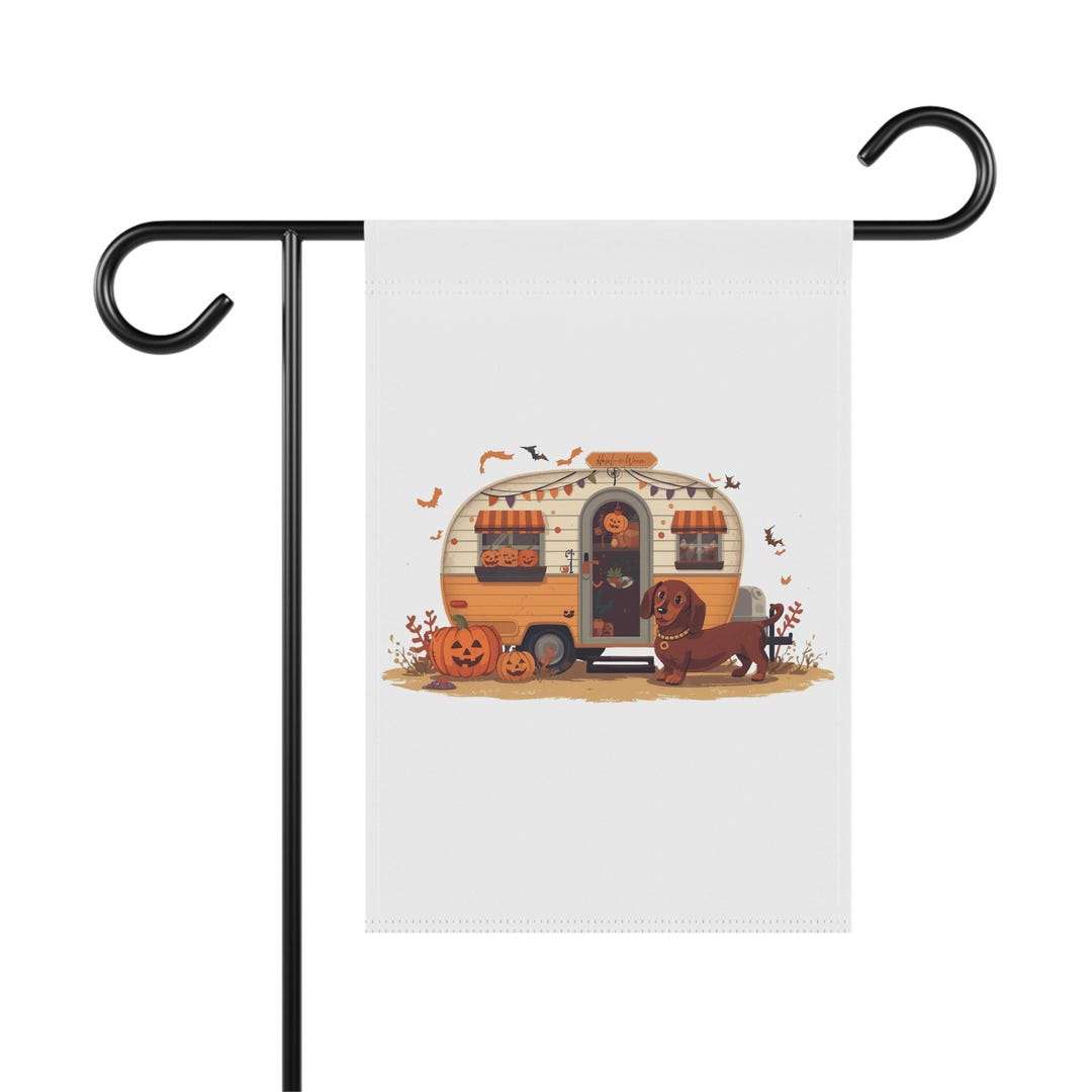 Banner - Fall Theme - Vintage Trailer & Dachshund - Etsy
