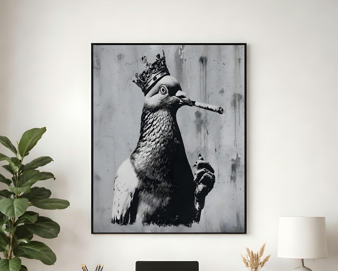 Street Art Poster, King of the Gutter 1 by Grafitas, Urban Wall Art ...
