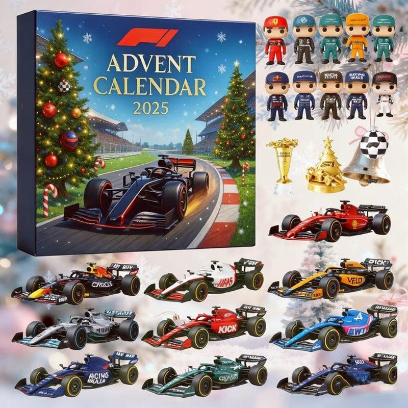 F1 advent calendar - Etsy Polska