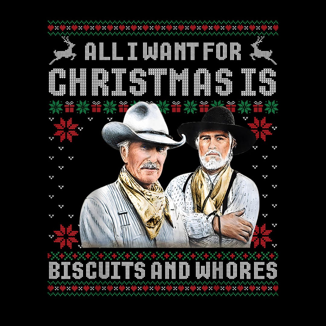 Western Cowboys Biscuits and Whores PNG - Retro Christmas Quote Funny ...