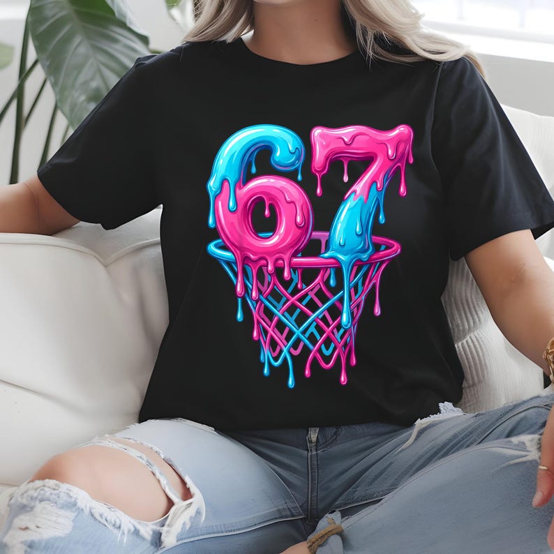 67 Basketball Drip PNG, Neon Meme Clipart (digital Download) - Etsy