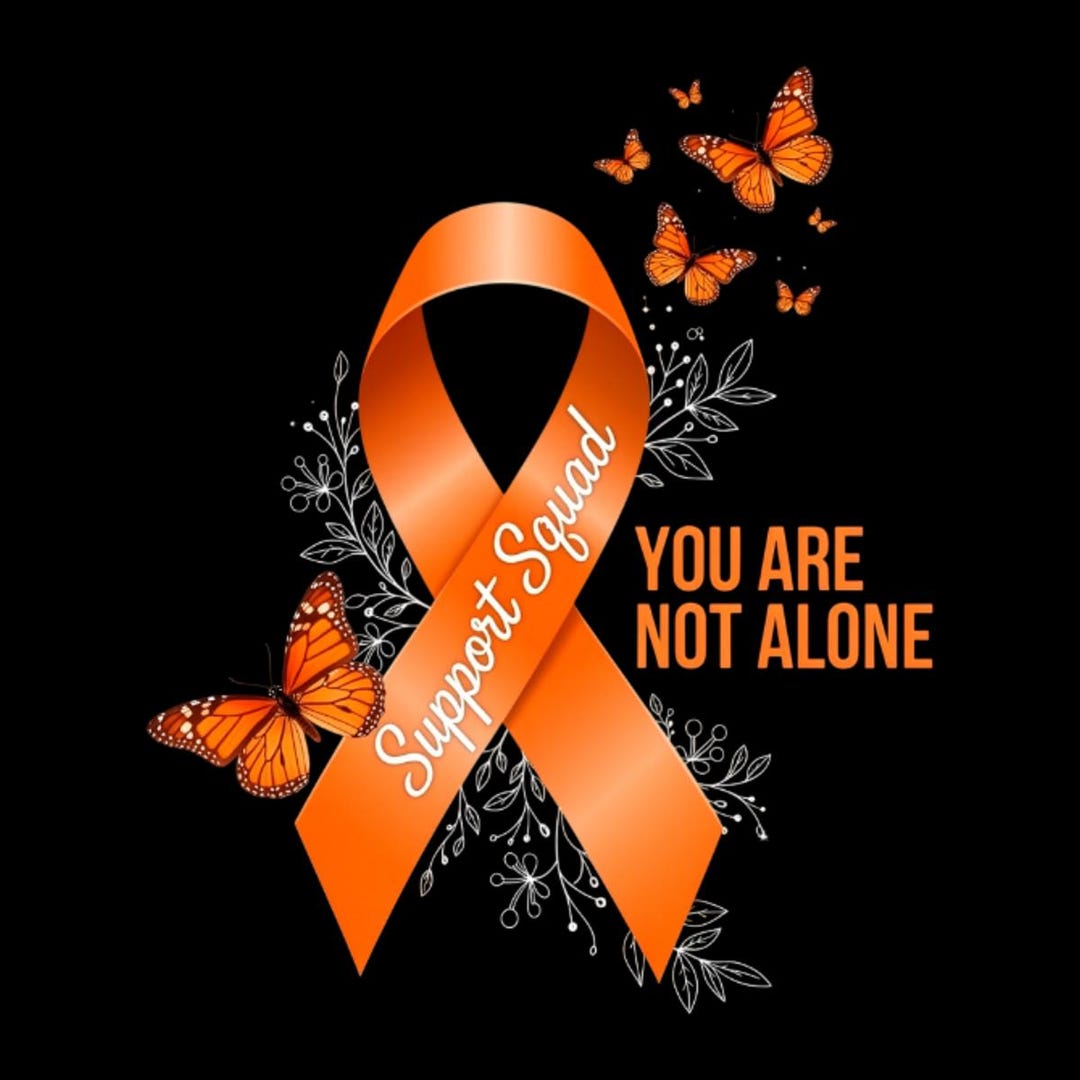 Leukemia Awareness Ribbon PNG, Butterfly Clipart (digital Download) - Etsy