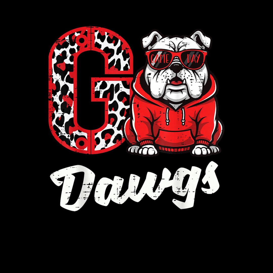 G Dawgs Bulldog PNG: Leopard G, Football Spirit (digital Download) - Etsy