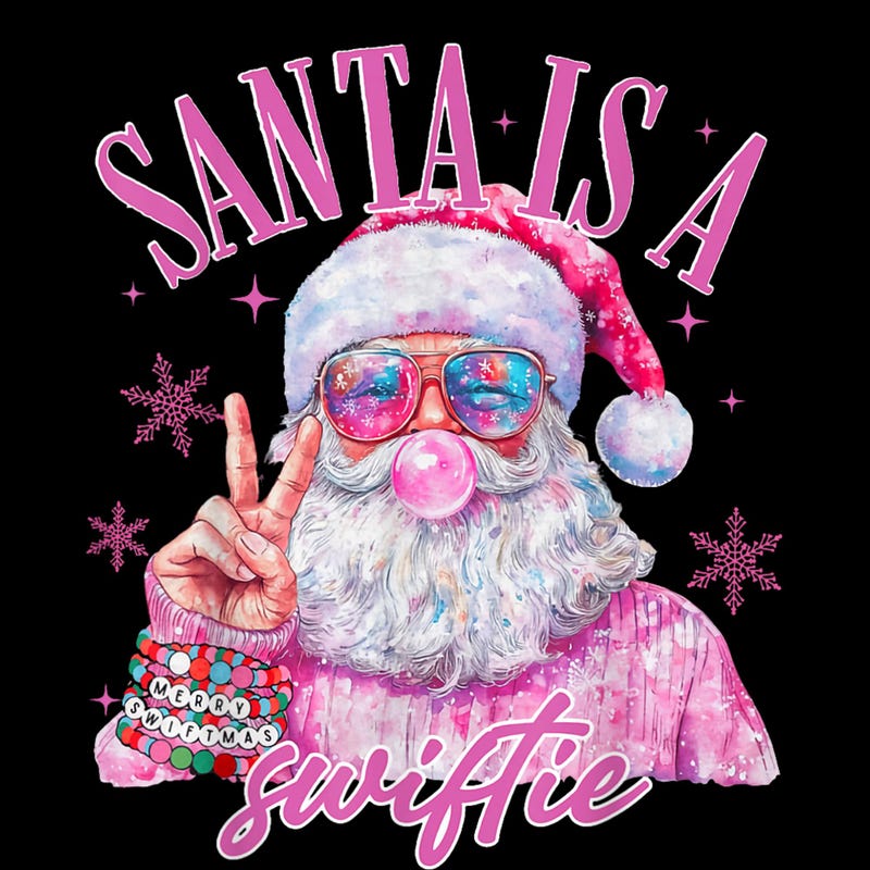 Preppy Santa - Etsy