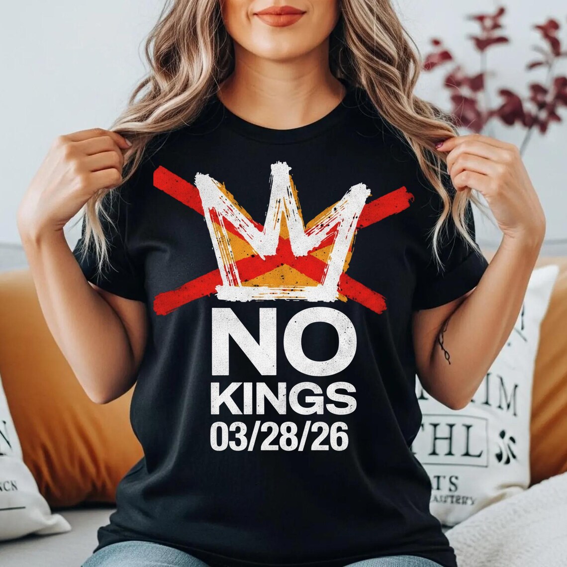 No Kings America March 28 Protest Sign Graphic (digital Download) - Etsy