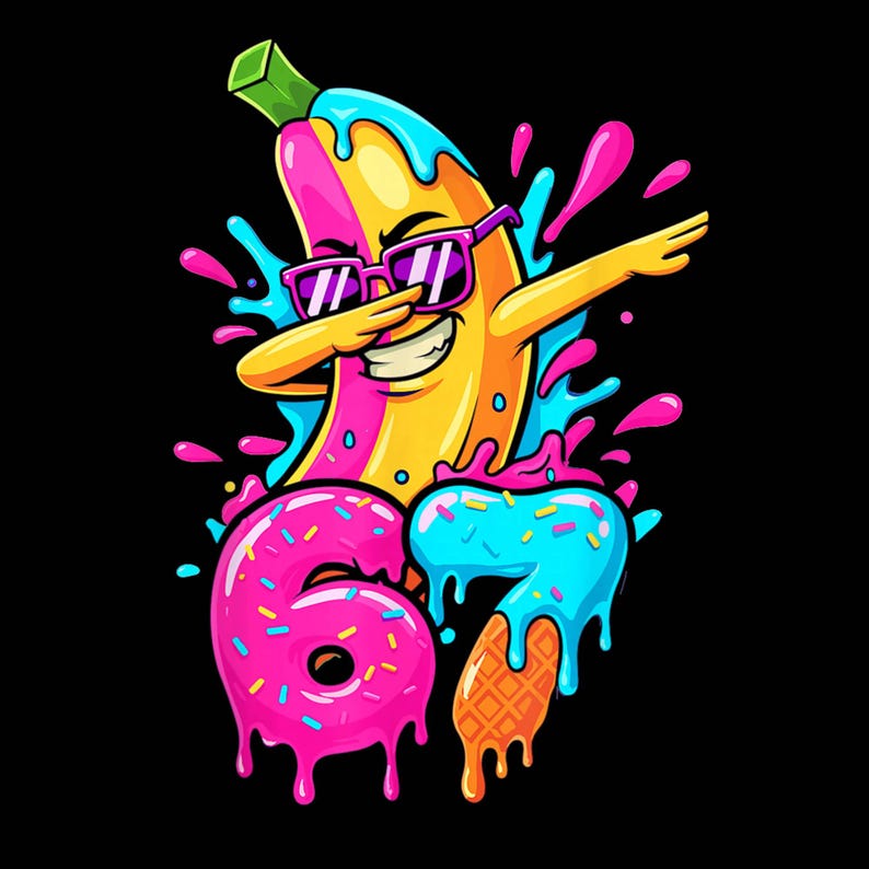 67 Meme Banana Dab PNG, Funny Dabbing Fruit With Dripping Ice Cream ...