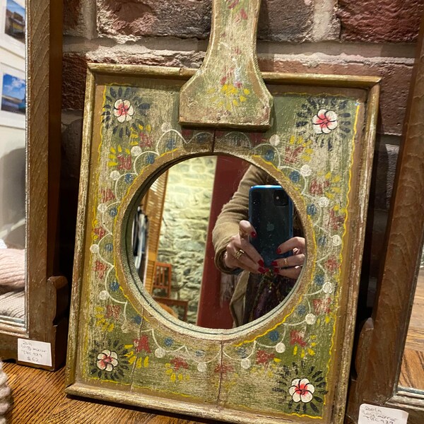 Hand Painted Mirror - Etsy