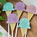 Ice Cream Birthday Party Cupcake Toppers, Ice Cream Birthday, Ice Cream ...