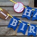 Sports Birthday Party Banner All Star Sports Banner Happy | Etsy