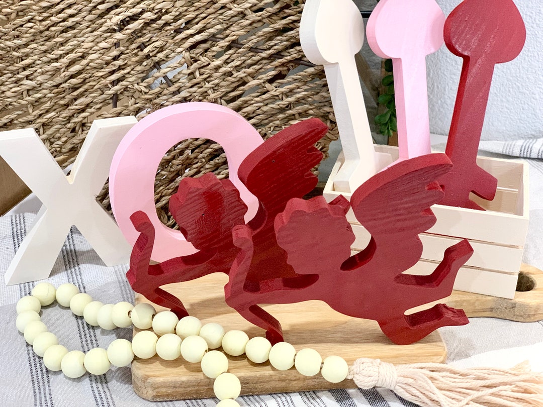 Handcrafted Cupid Shelf Sitter, Valentine's Day Wooden Decor - Etsy