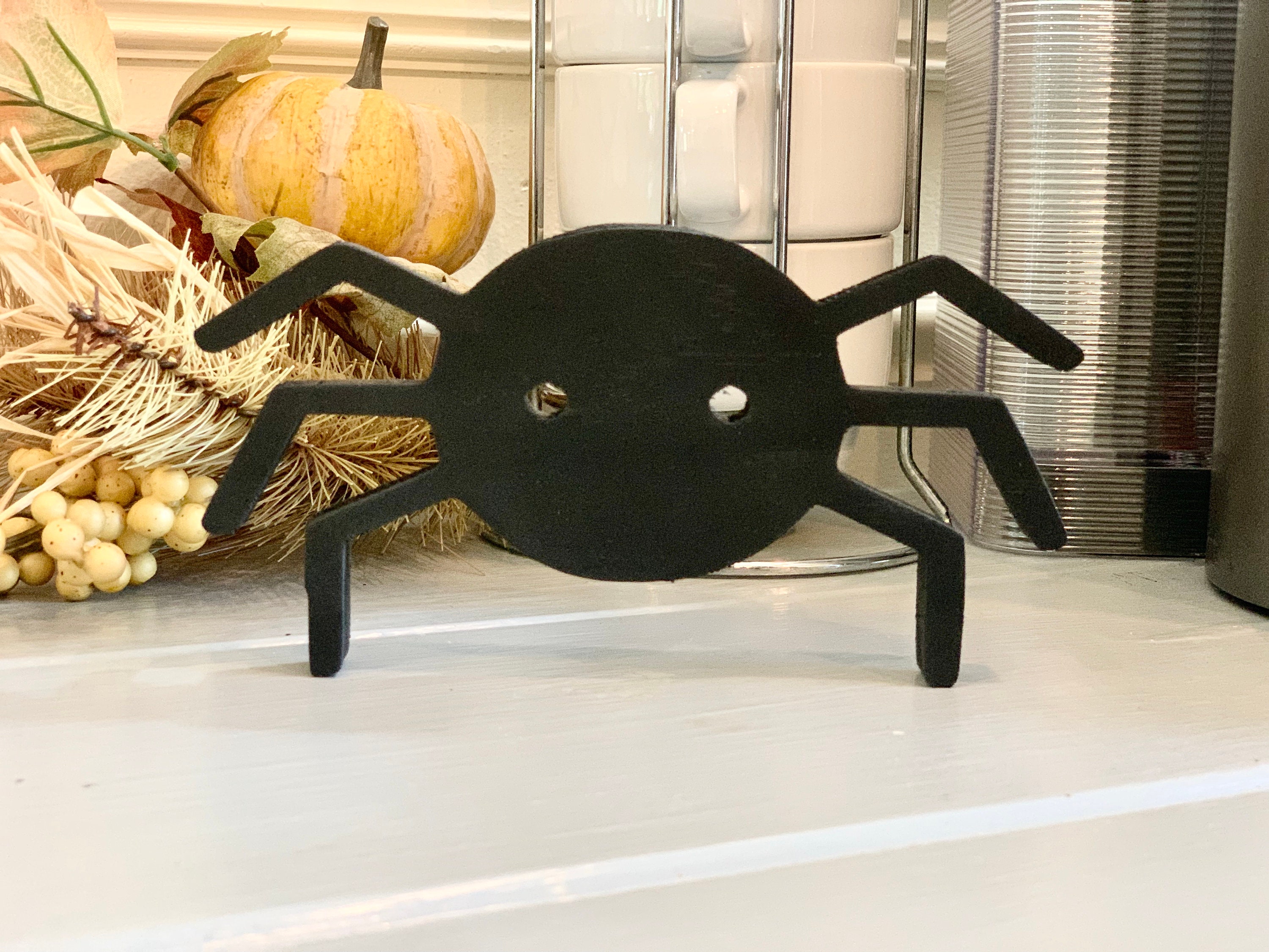 Wooden Spiders Fall Decor Shelf Sitter Tiered Tray Decor - Etsy