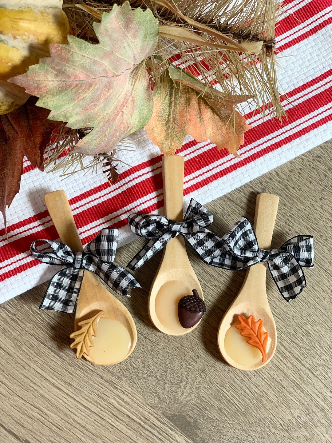 Fall Wooden Decor Spoons, Fall Decor, Shelf Sitter, Tiered Tray Decor ...