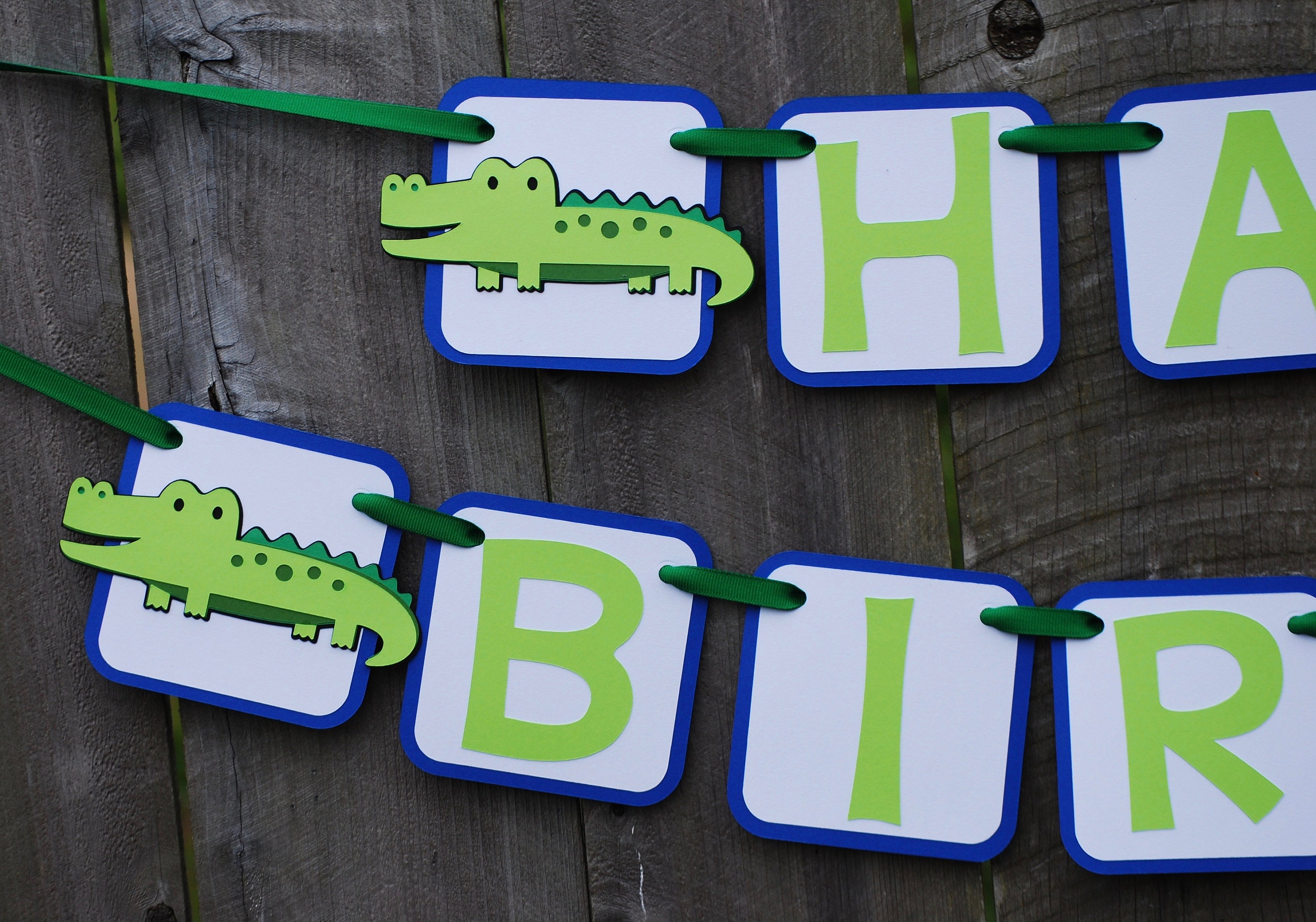 Alligator Banner Printable