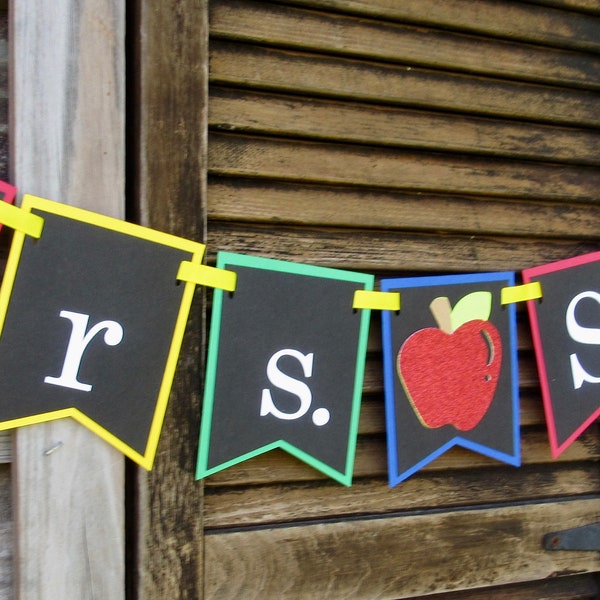 School Banner - Etsy