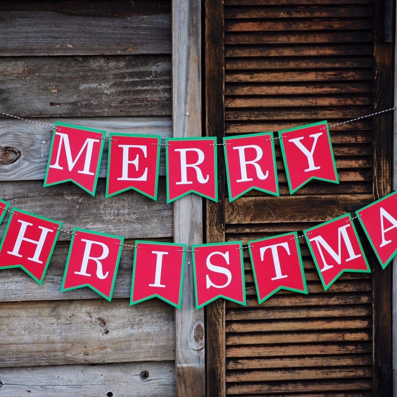 Christmas Banner - Etsy