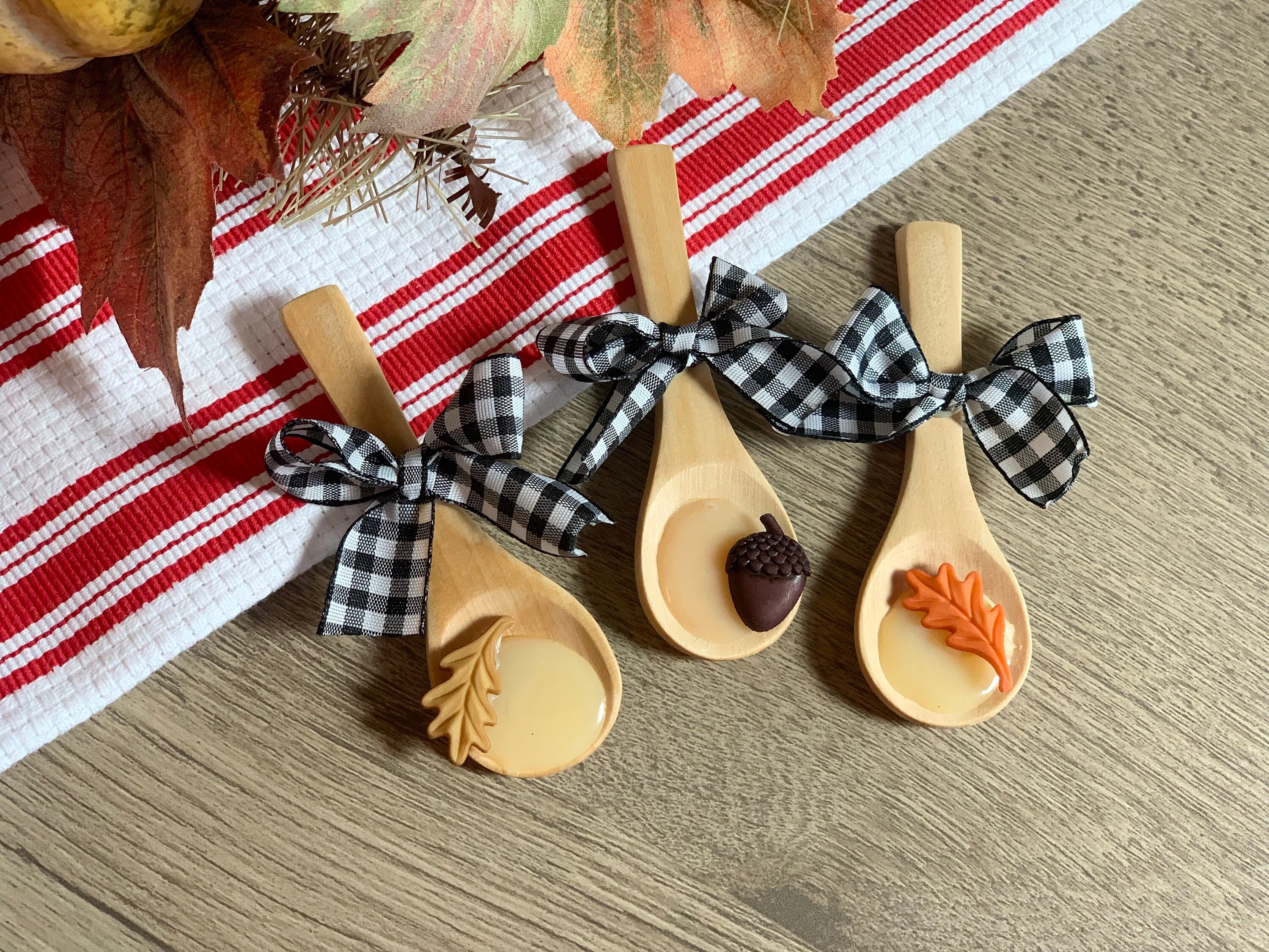 Fall Wooden Decor Spoons Fall Decor Shelf Sitter Tiered | Etsy