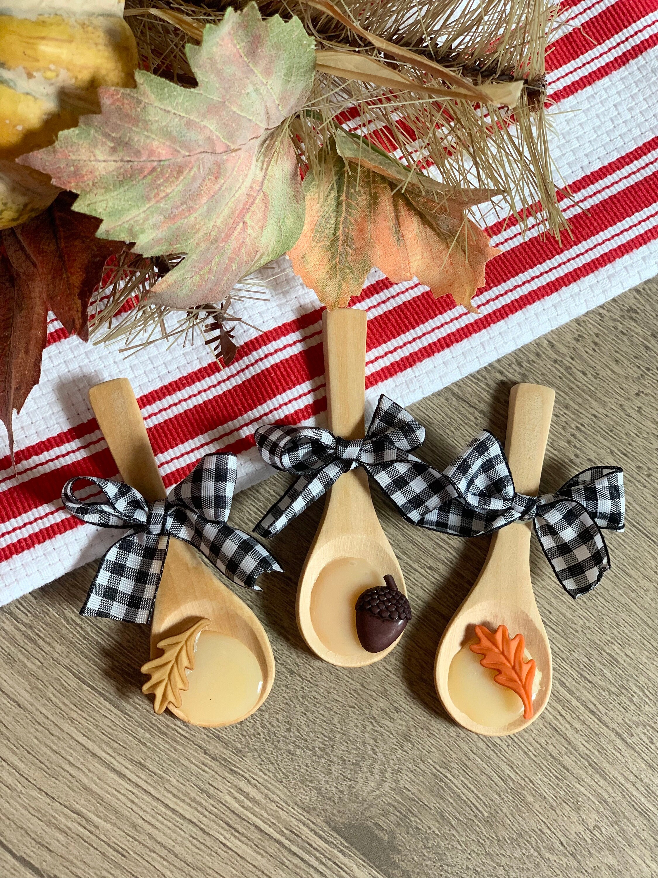 Fall Wooden Decor Spoons Fall Decor Shelf Sitter Tiered | Etsy