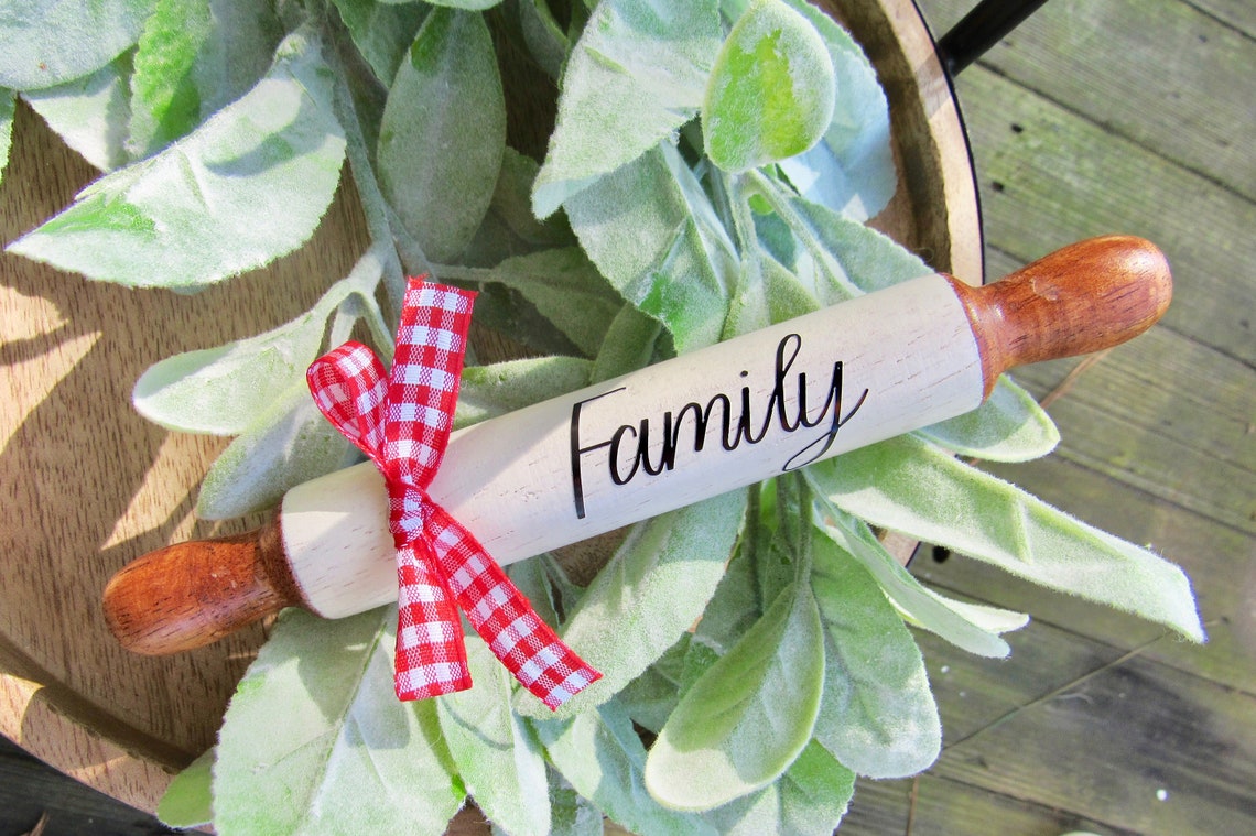 Farmhouse Rolling Pin Farmhouse Tiered Tray Rae Dunn - Etsy