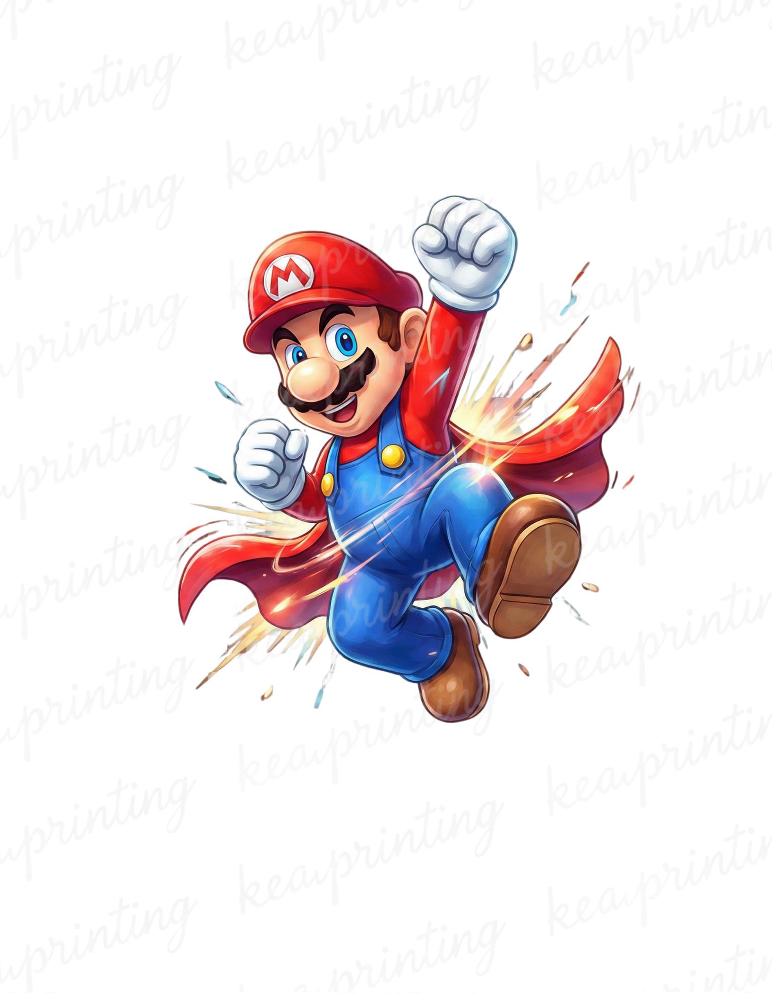 Super Mario Wizard Png, Mario Bross Png, Mario Brothers, Mario Tshirt ...