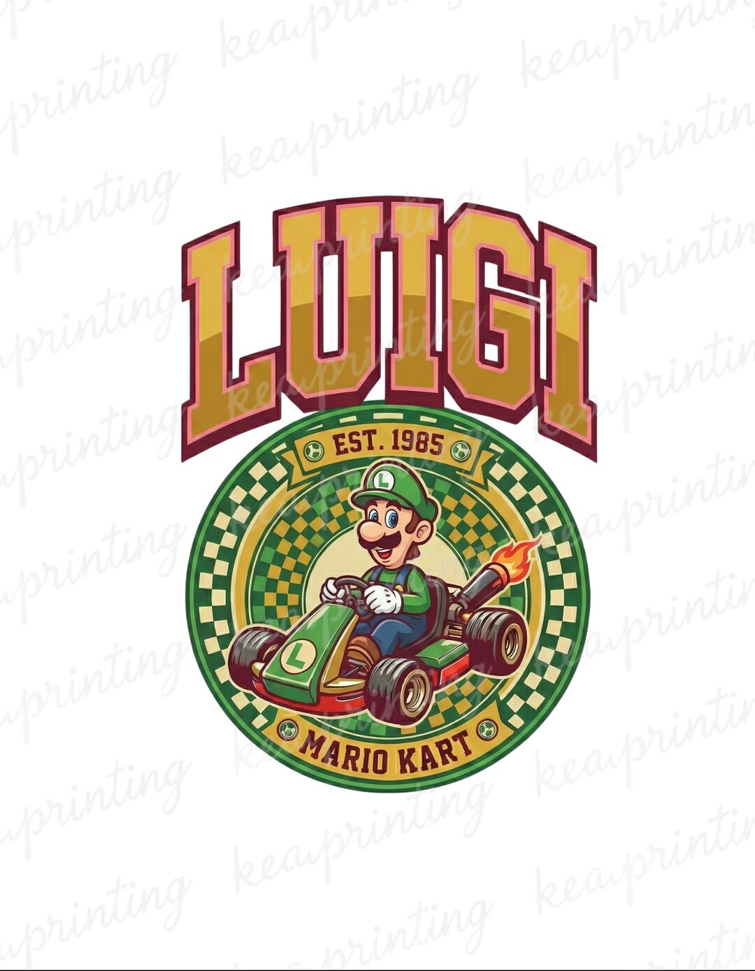 Retro Luigi Mario Kart PNG, Super Mario Luigi Png, Super Mario Racing ...