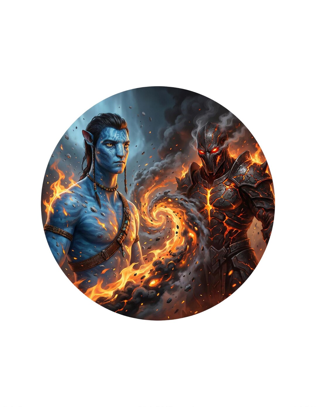 Avatar Fire and Ash PNG, Sci-fi Movie 2025 Shirt Design, Pandora World ...