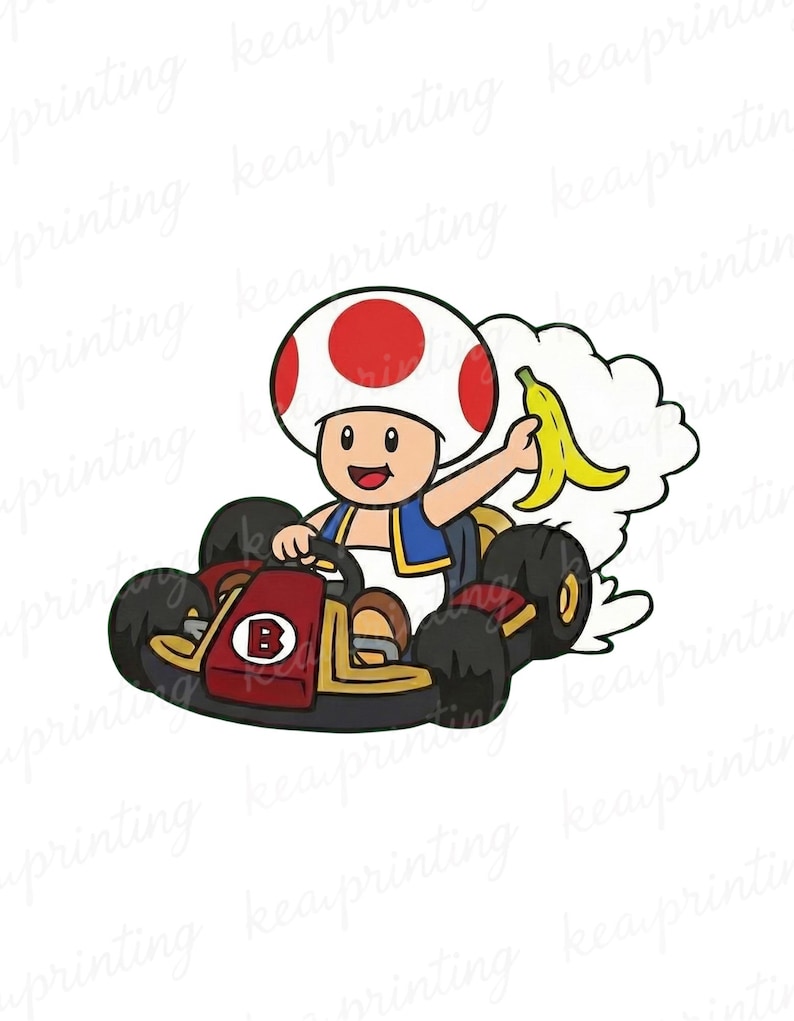 Super Mario Toad PNG, Super Mario Kart PNG, Cute Mario Luigi Peach ...