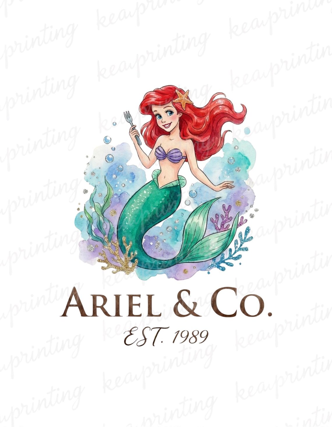 Ariel Co PNG, the Little Mermaid Png Clipart, Princess Ariel Graduation ...
