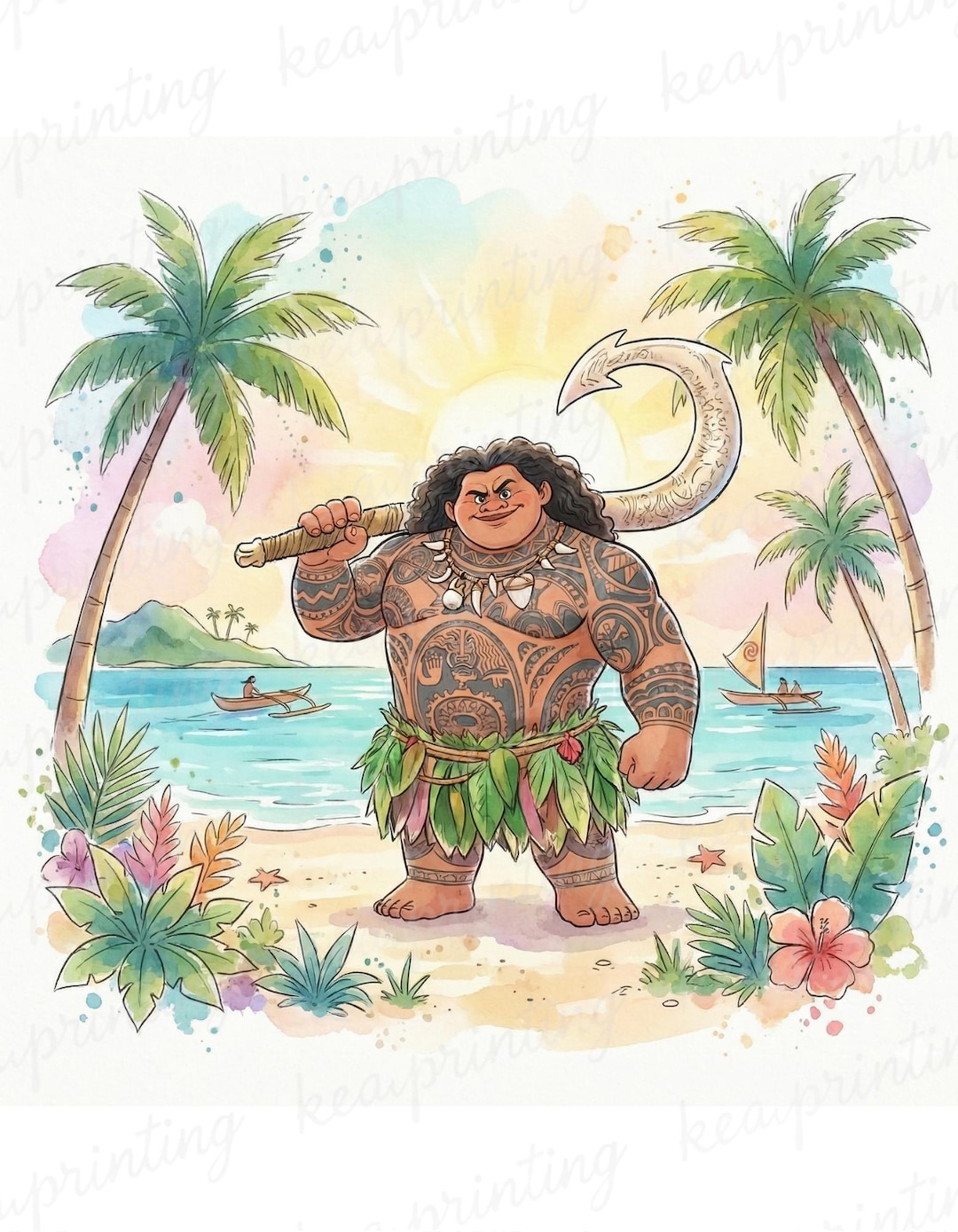 Cute Maui Clipart PNG, Maui PNG, Moana PNG, Moana Characters Png - Etsy ...