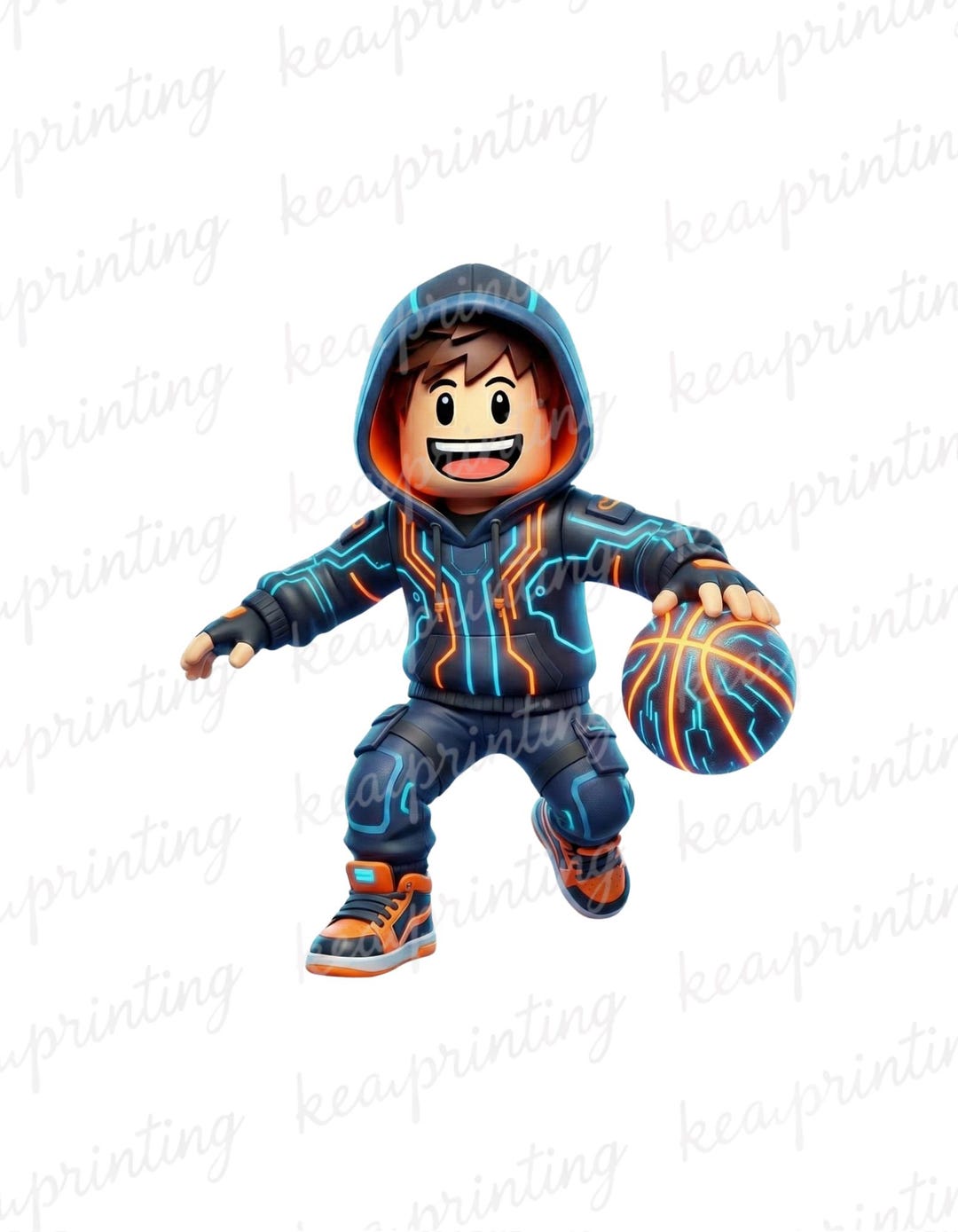 Roblox Gamer PNG: Pixel Block Clipart, Boy Shirt Design (digital ...