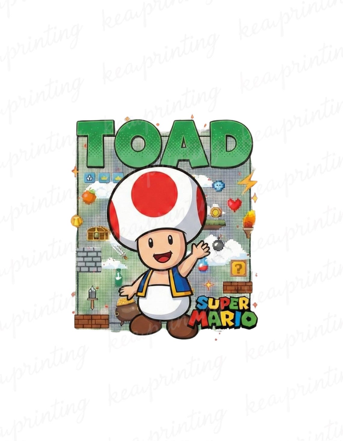 Retro Toad Png, Retro Super Mario Png Characters, Super Mario PNG for ...