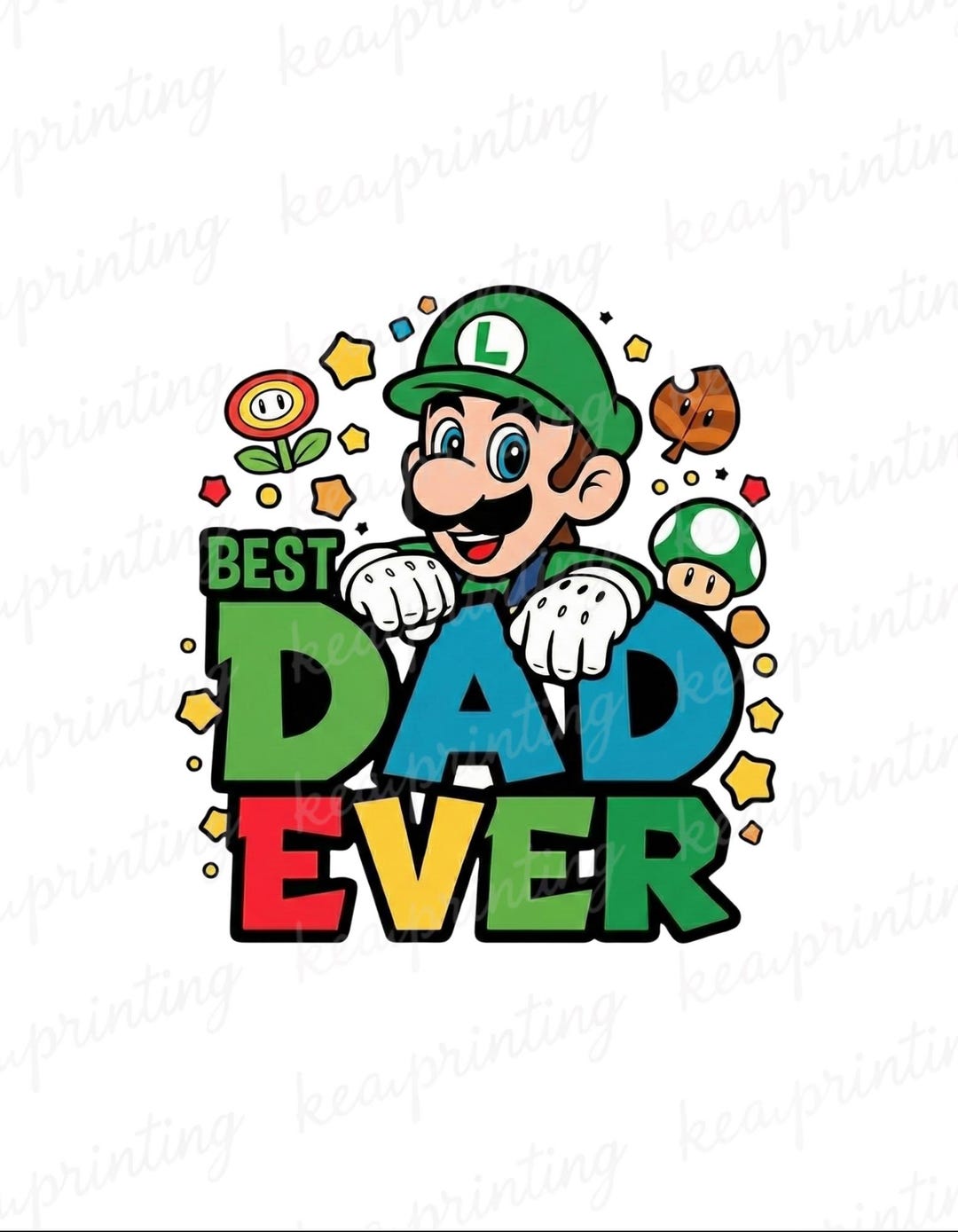 Super Mario Best Dad Ever Png, Mario Dad Png, Family Vacation Png ...